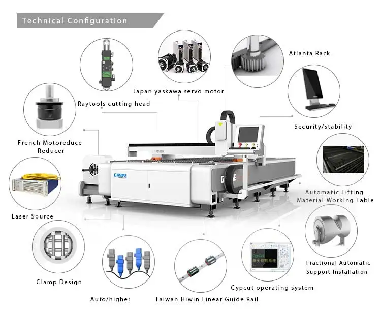 G.weike 5 Axis Fiber Laser Cutting Machine - Precision & Power