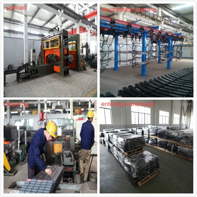 dump heavy truck suspension part parabolic leaf spring factory Products ...