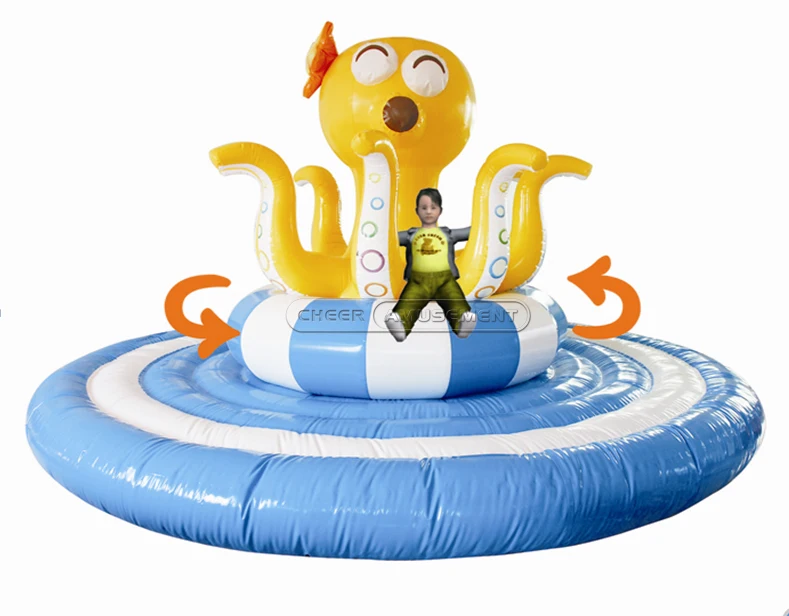 Cheer Amusement Automatic Revolving Inflatable Octopus Indoor ...