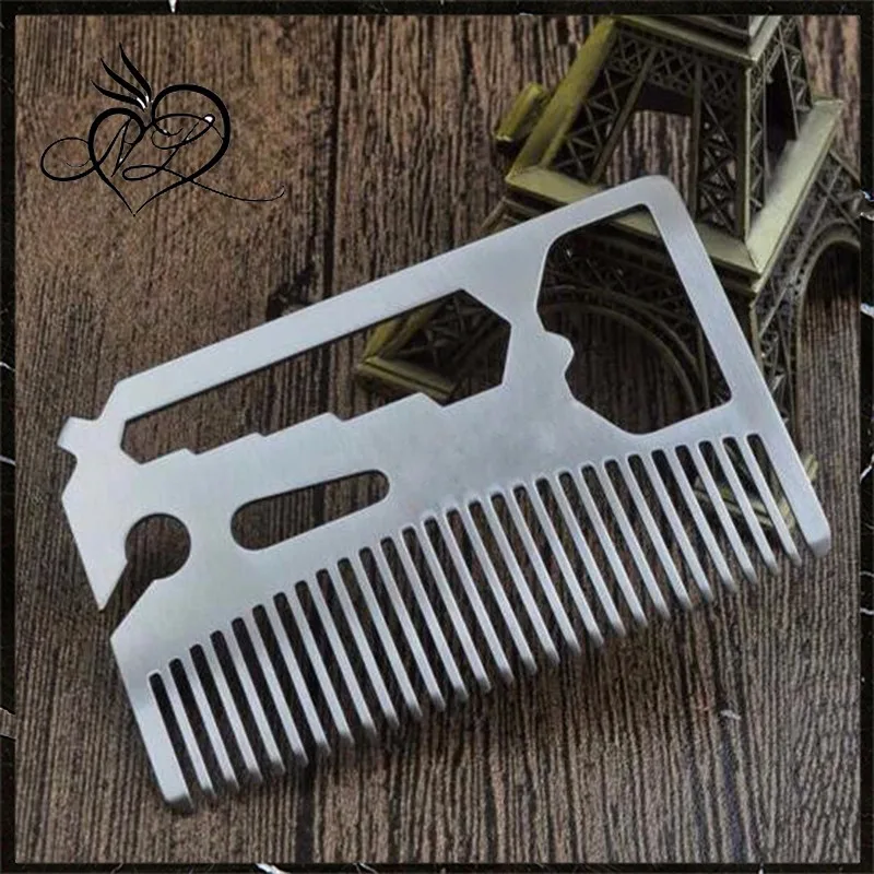 Stainless Steel Professional Hair Comb Ultra-thin Anti-static B Salon ...