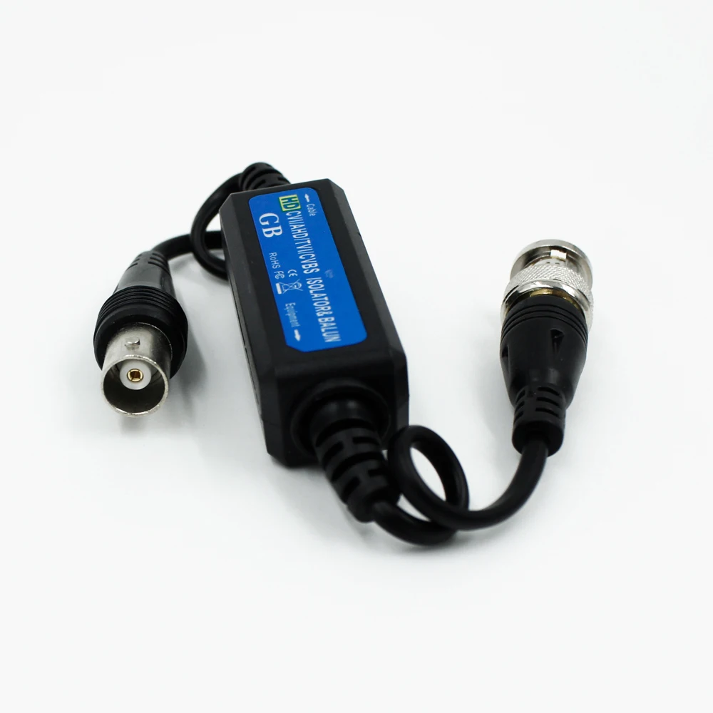 Hd Ground Loop Isolator Tvi Cvi Ahd Cvbs Video Balun Bnc Male To Female ...
