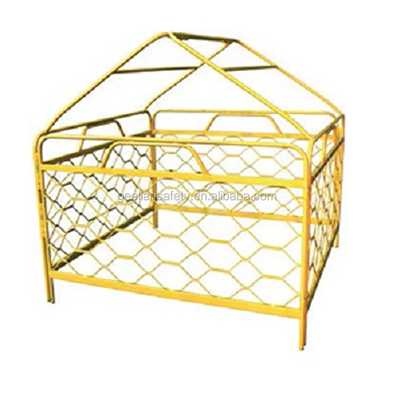 Space Saving Yellow Pedestrian Manhole Guards/Pit Guard/Barrier ...