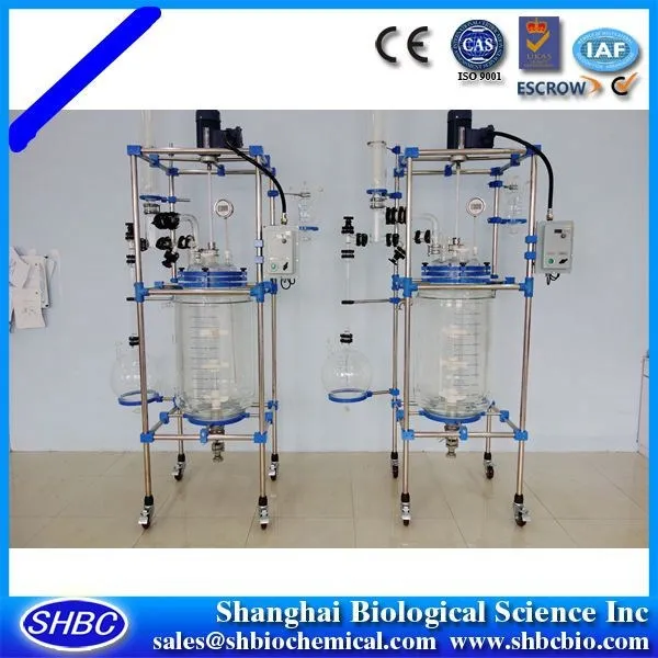 100l ummantelten glas Labor pyrex reaktor-Reaktor-Produkt ID ...