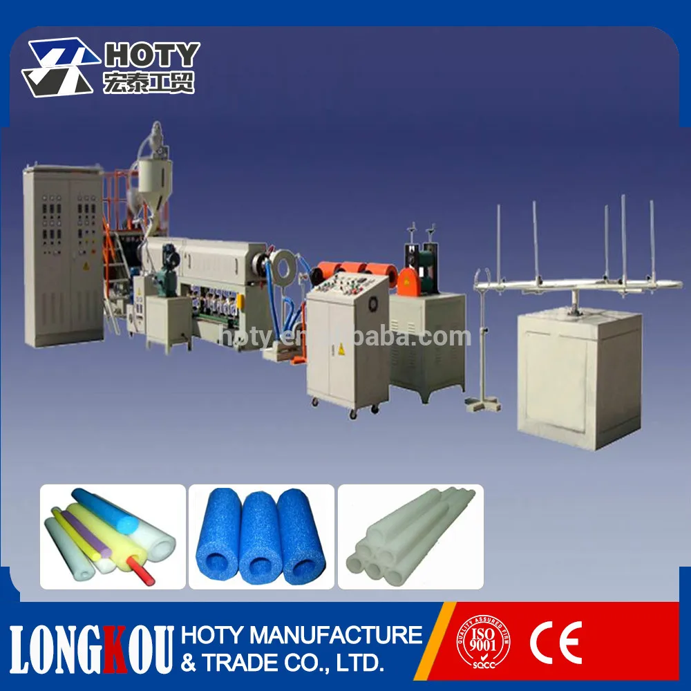 Extruded Polyethylene Foam Pool Noodle Extruder Machine - Buy Extruded ...