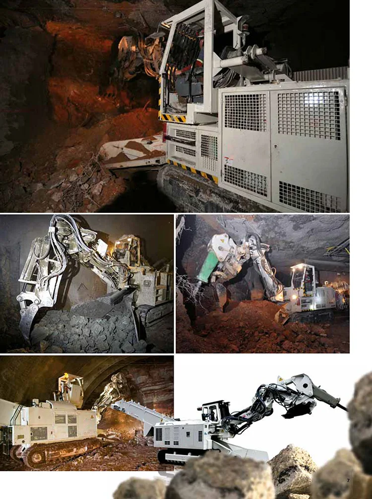 Dual Power Crawler Big Slope Mucking Loader Haggloader With Milling ...