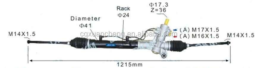 Japanese Auto Parts Steering Rack For Toyota Lhd Rav 4 44250-42110/ ...