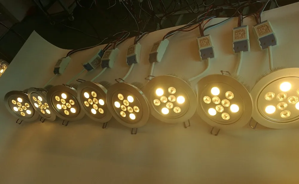 Luxgreen Adjustable 24VDC 9*3W DMX 3IN1 Rgb+white LED Downlight