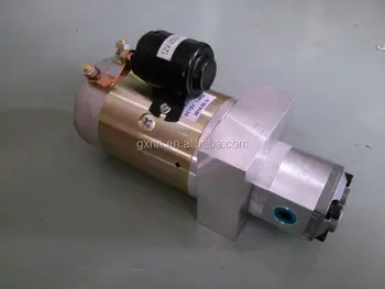 12v Dc Hydraulic Gear Pump - Buy 12v Dc Hydraulic Pumping Station Power ...