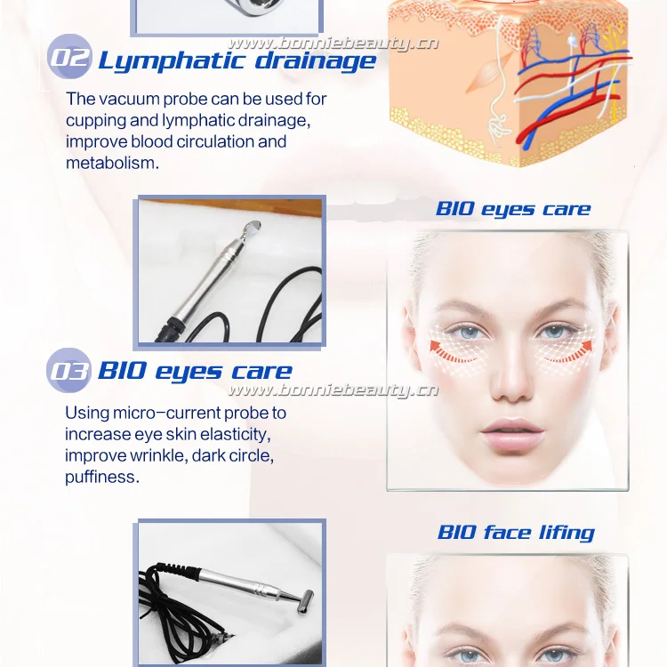 7in 1 Digital Bio Lift Microcurrent Machine & Magic Hands Bio Massage ...