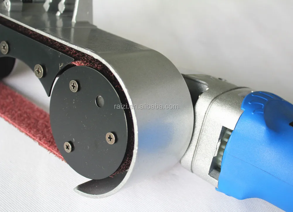 220V Handheld Tube Belt Sander for Stainless Steel Grinding