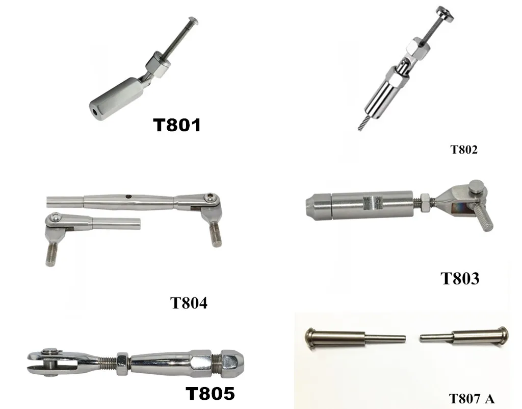 High Quality 316 Cable Rope Fittings Or Cable Fencing Use Railing ...