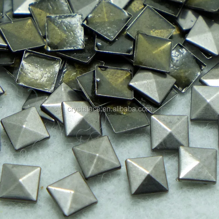 Factory Supply Hot Fix Metal Studs,Iron On Transfer Copper Convex Studs ...
