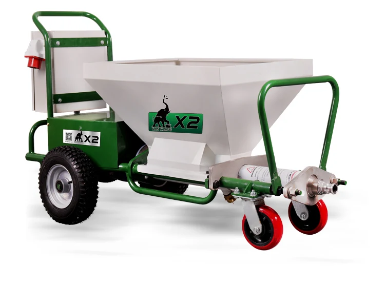 Pump Gypsum Co - Reliable Gypsum Spray Machine X2 Screw Pump