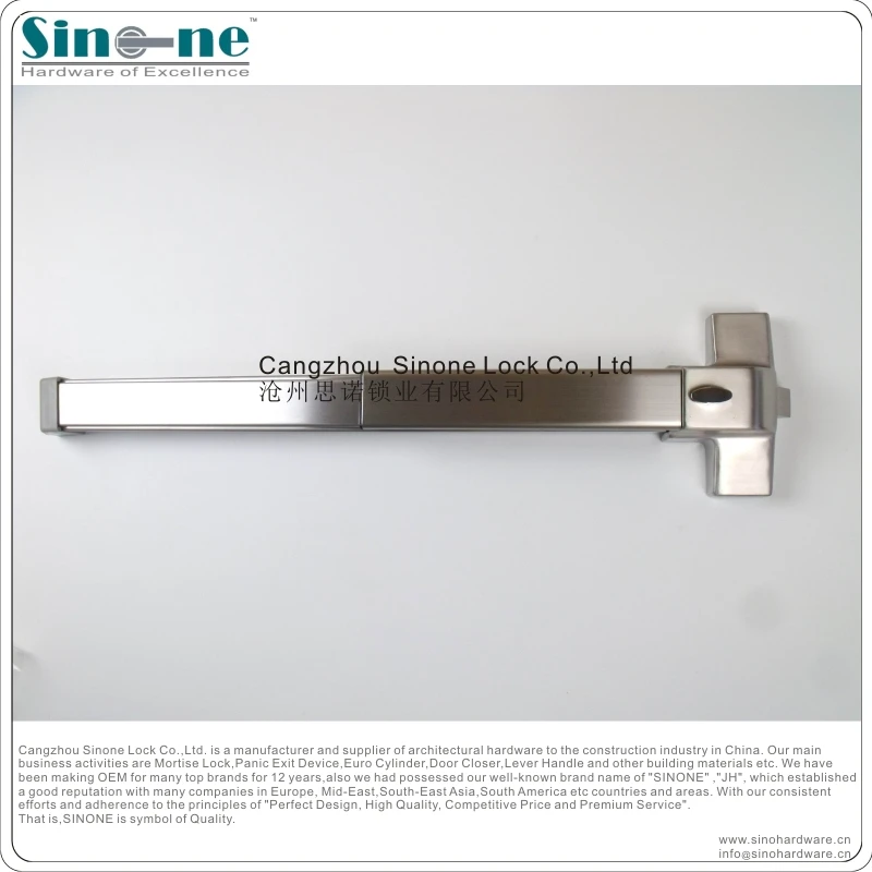 Exit Door Push Bar Panic Exit Device With Exterior Emergency Exit Bar ...