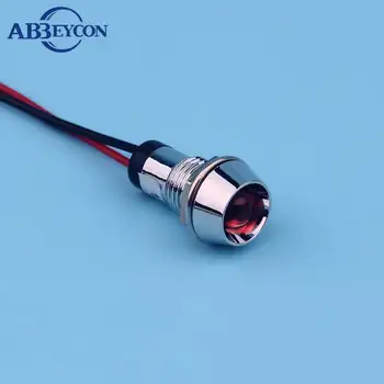 New Design 10mm Red And Green Dual Color Signal Lamp 24 Volt Led ...