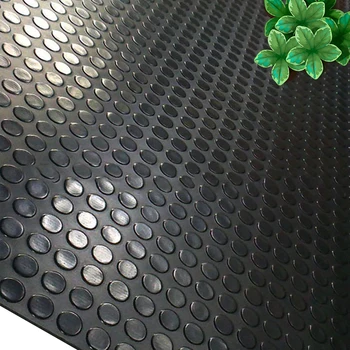 3mm Coin Rubber Flooring Red Dot Rubber Mat In Rolls - Buy Rubber Mat ...