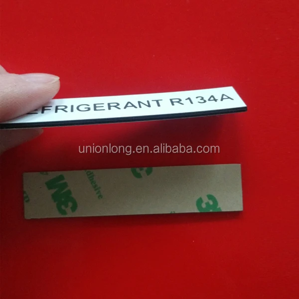 Oem Die Cut Engraving Abs Plastic Sheet Laminated Traffolyte Label ...