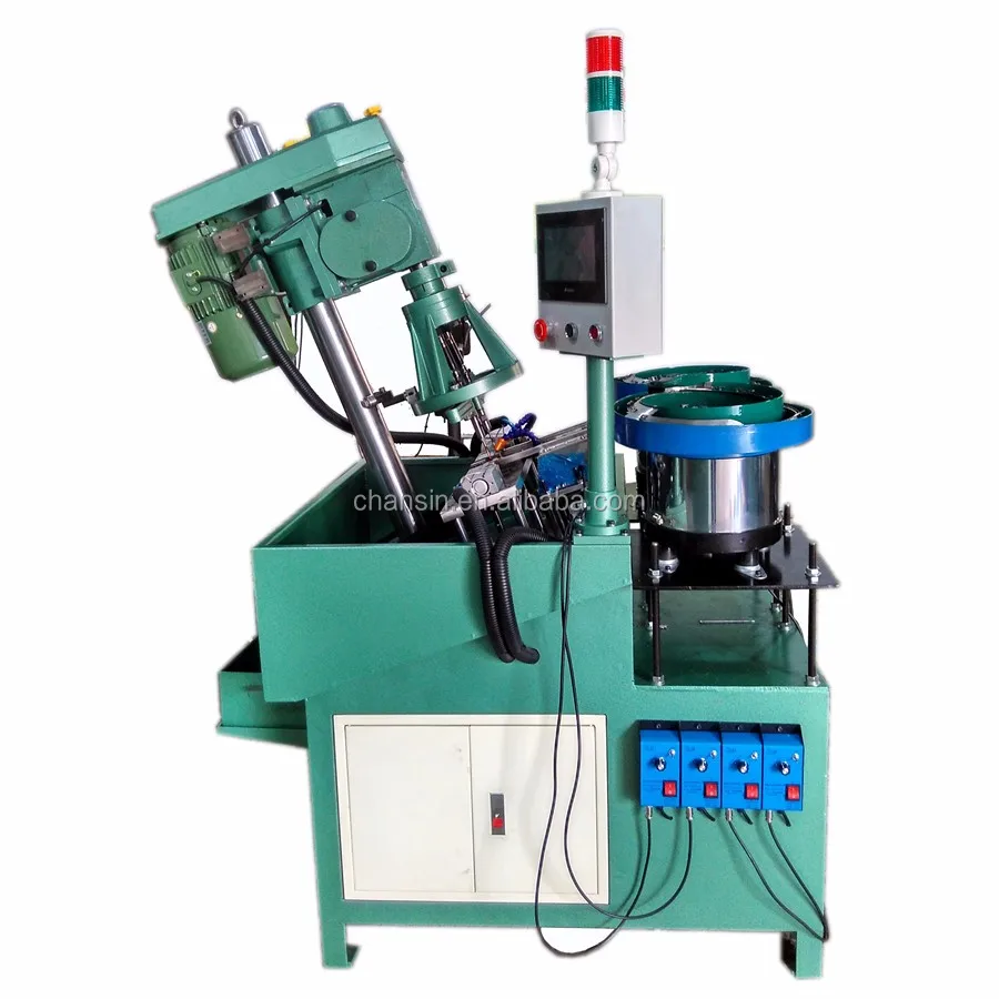 Hot Sale Double Spindle Nut Tapping Machine Automatic With Two ...