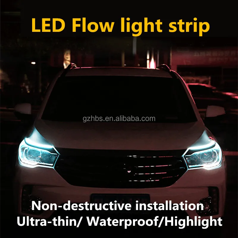 60cm Rgb Flexible Led Drl For Headlight Strip Drl Rgb Flexible Drl Led ...