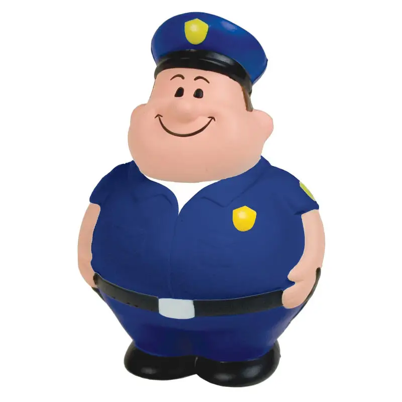 Custom PU Promotional Police Man Stress Ball - Anti Stress Toy
