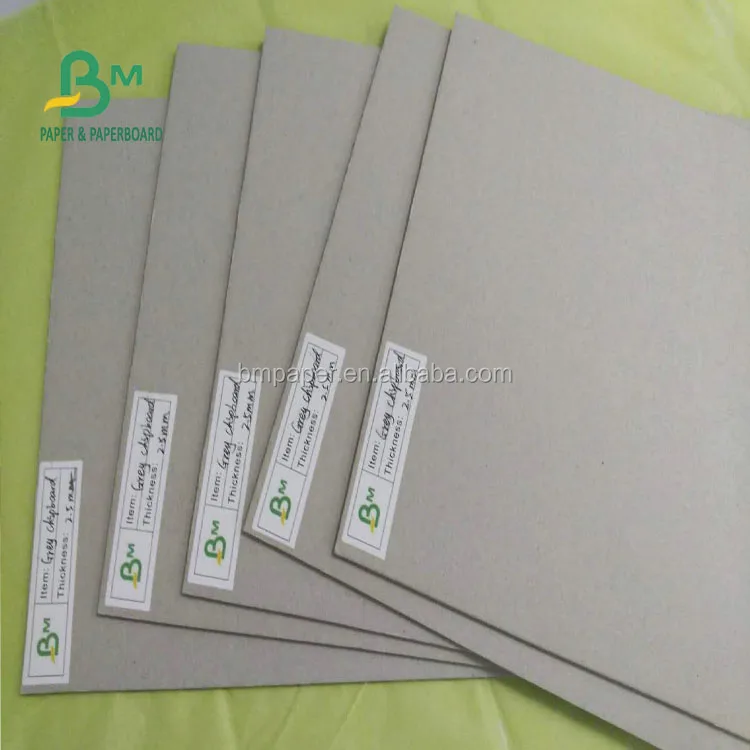1500gsm Recycled Grey Carton Board Sheets - Durable & Versatile
