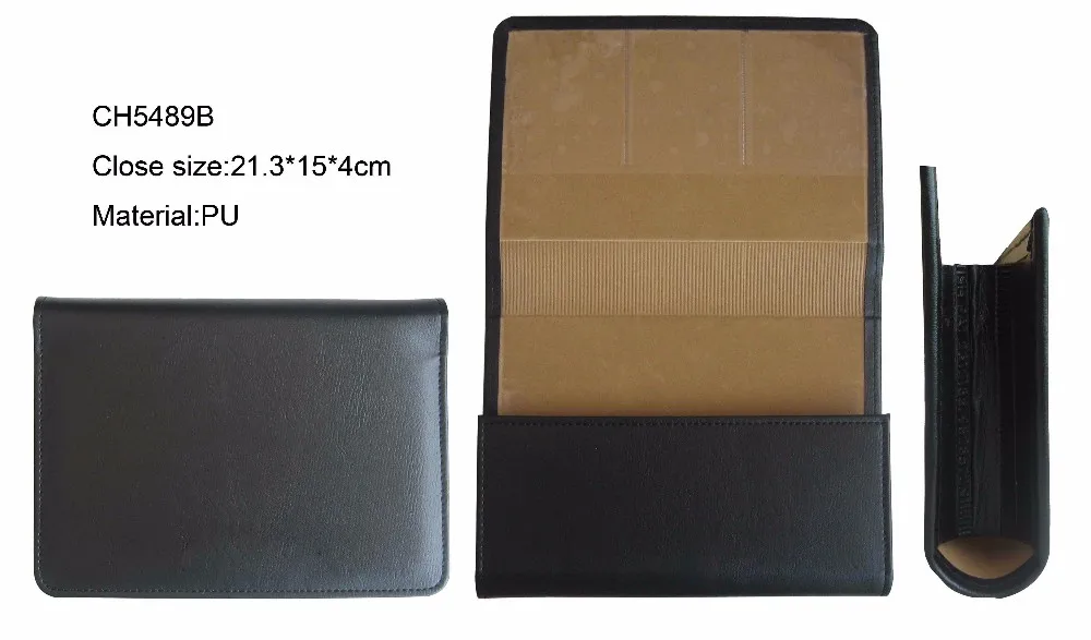 Pu Leather Folio Car Manual Folder Sofe,Document Bag Card Holder Car ...
