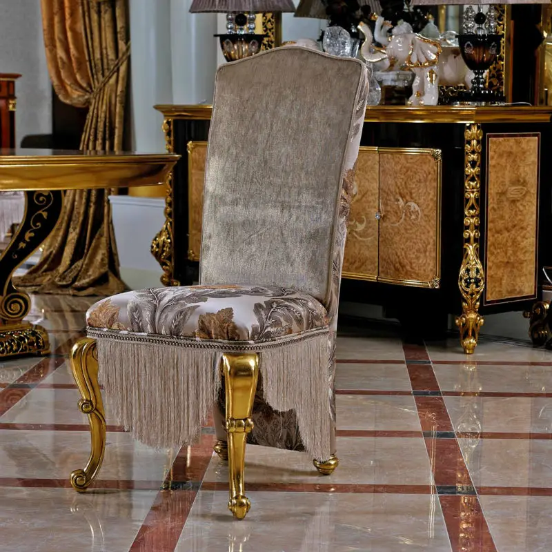 0061 Foshan Gold Foil Furniture Top End Classical Royal Dining Table ...