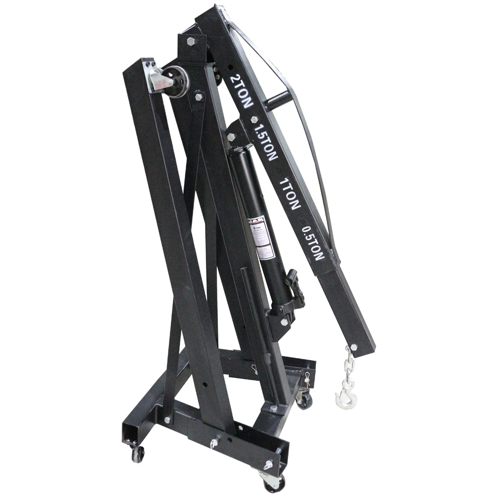 Mini Hydraulic Portable Crane Hoist - 2ton Capacity