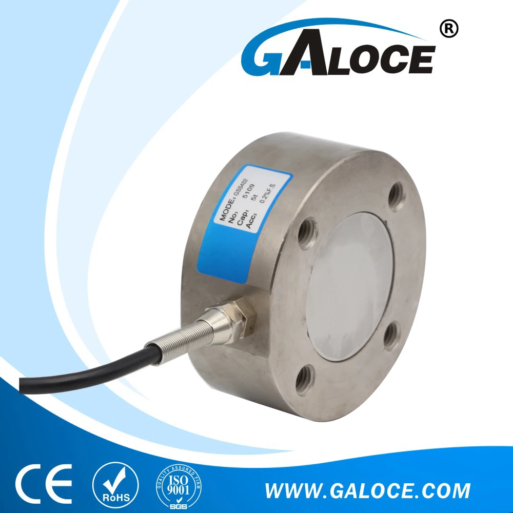 GSS406 50t Hydraulic Compression Load Cell - High Accuracy