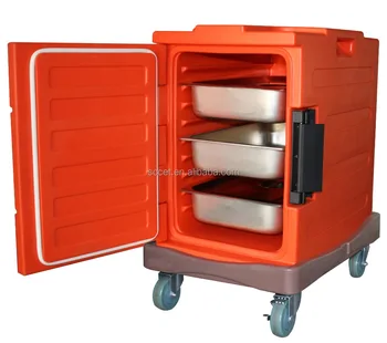 Heated Food Delivery In Catering Hot Food Trolley Insulated Warm Food ...