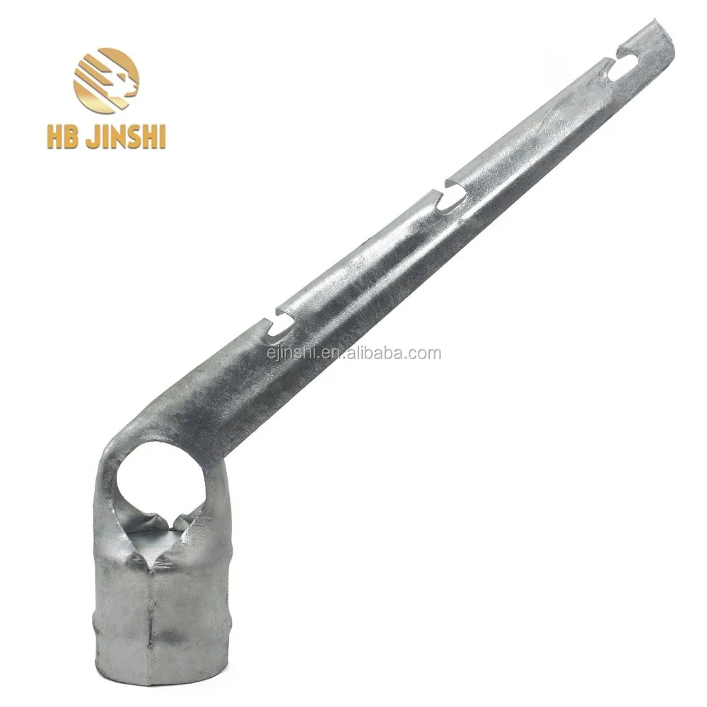 JINSHI Chain Link Fence 3 Strand Barbed Wire Extension Arms