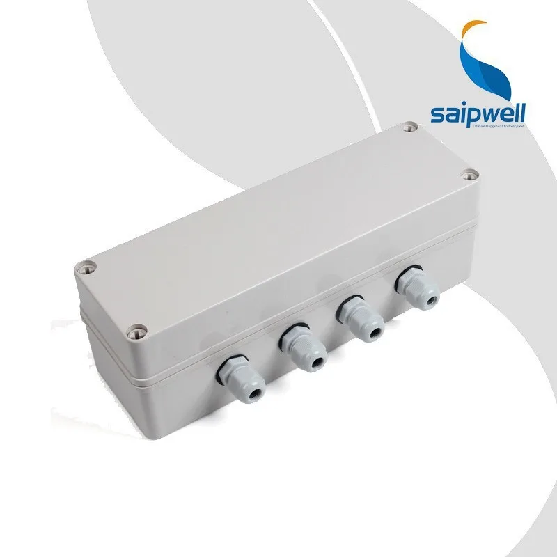 Saipwell Plastic Box Hinged Lid Container Electric Cabinet (170*250*100 ...