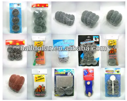 Kitchen Cleaning Scrubber/cleaning Mesh Dish Scrubber With Handle ...