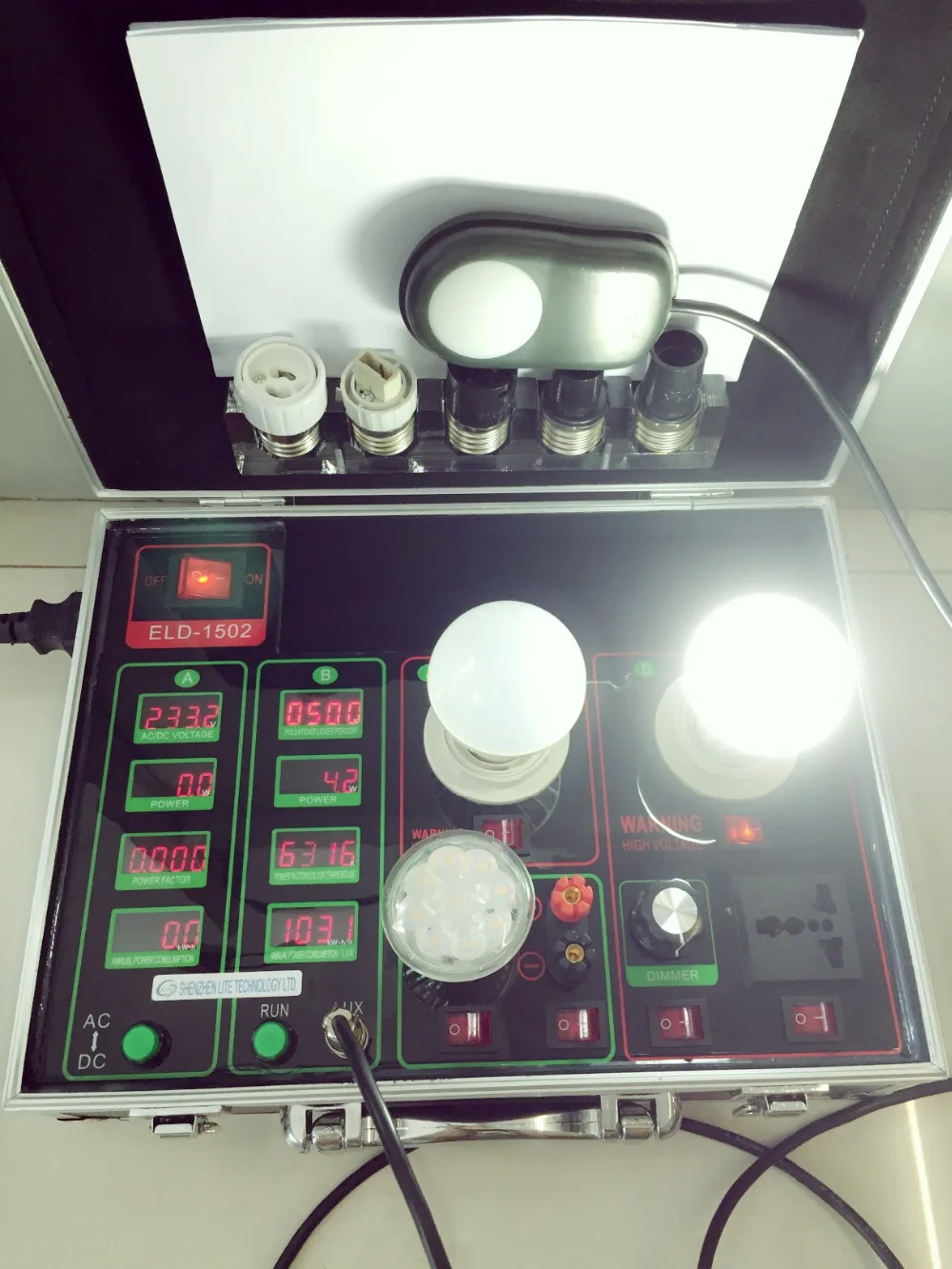 Led Light Demo Case Display Testing Box Led Testing Equipment - Buy Led ...