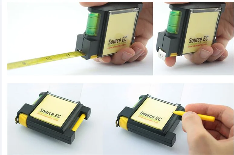 Multi-function Tape Measure With Level And Pen - Buy Measuring Tape ...