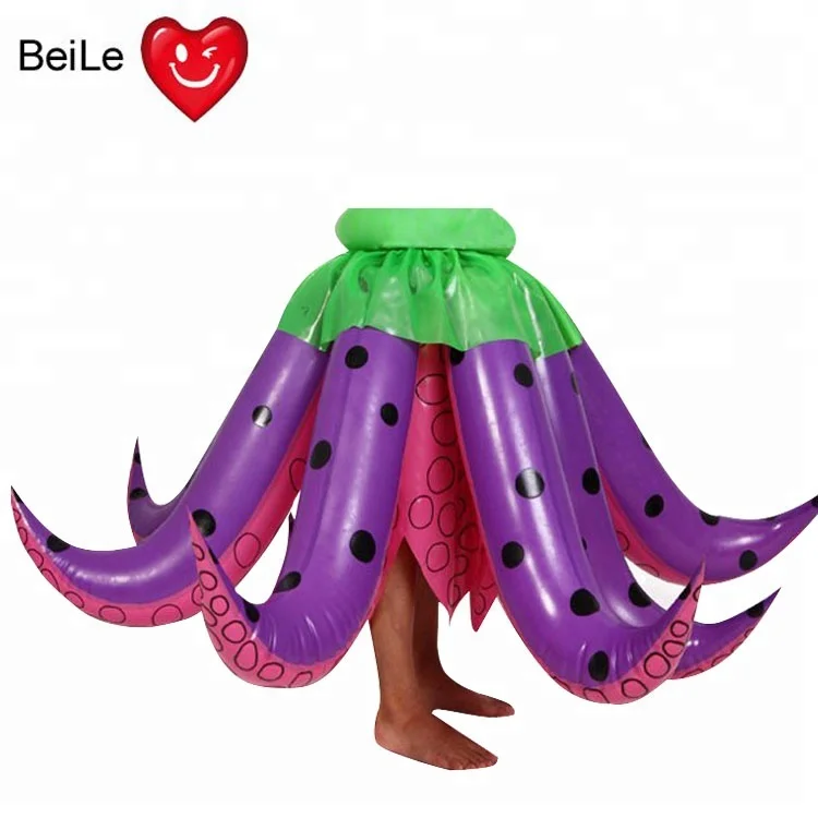 Colorful Beautiful Dance Inflatable Octopus Costume For Performance ...