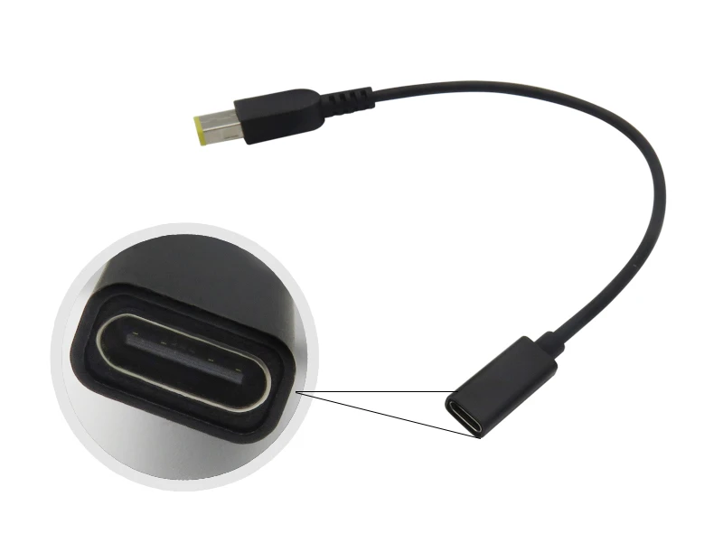 For-lenovo USB-C to Slim-Tip Cable Adapter - Reliable Power