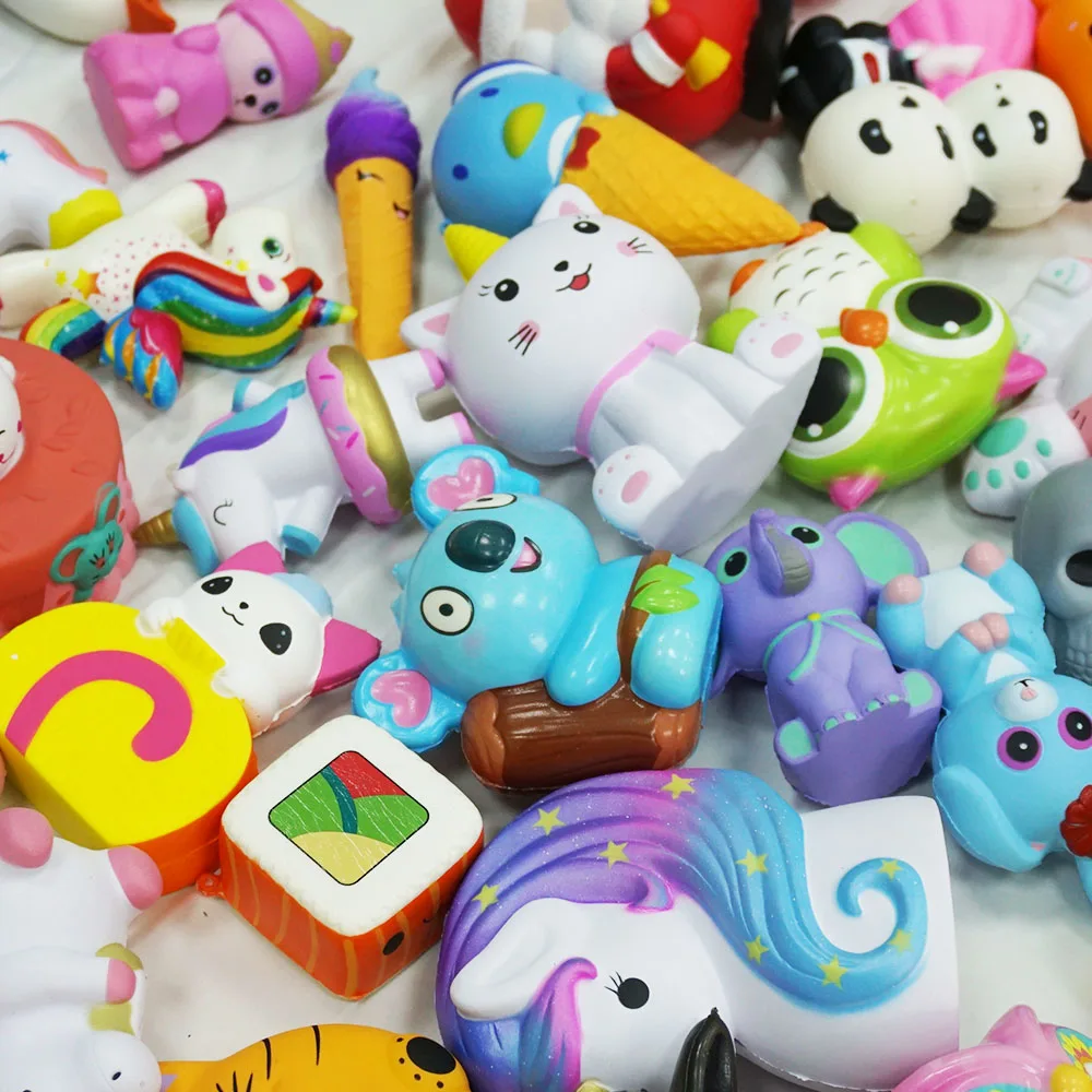 2018 Trending Kawaii Squishy Animal Toys Unicorn,Cat,Cake,Panda ...