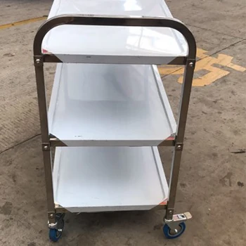 Stainless Steel Square Tube Trolley Food With Wheels - Buy Trolley For ...
