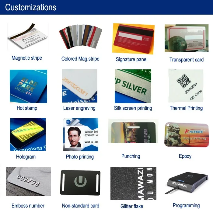 100% Pure Material Polycarbonate Id Card Window Photo Id Card White ...