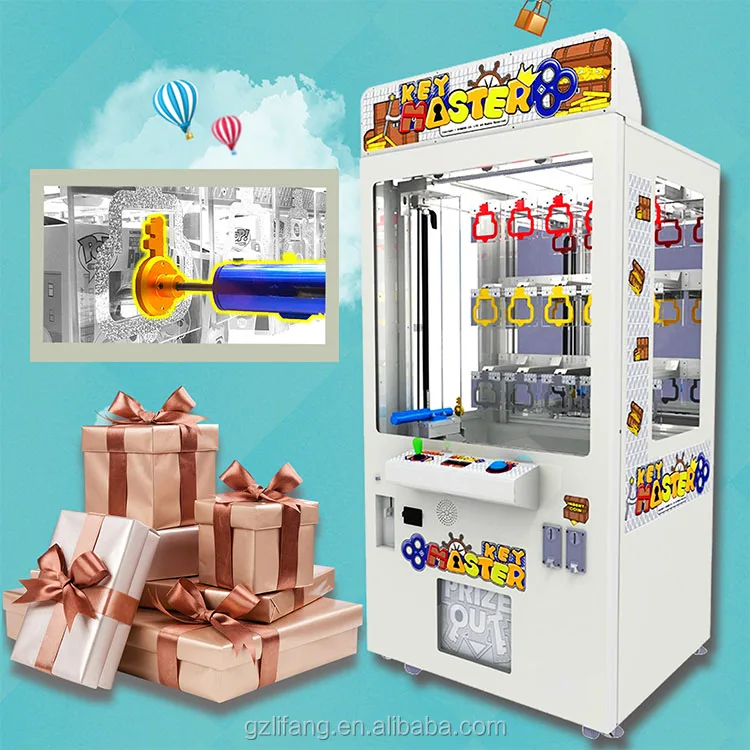Factory Wholesale Coin Operated Push Keyhole Prize Vending Game Machine ...