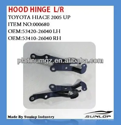 Hiace Hood Hinge - Reliable Spare Part for Toyota Vans