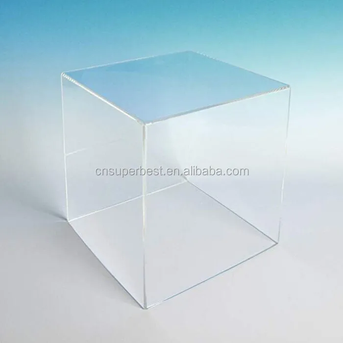 Acrylic Displays Acrylic Box Case | 5 Sided Display Box | Acrylic Cube ...