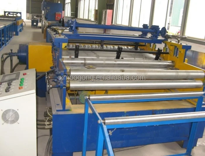 Flattening Slitting Cutting Machine For Steel Sheet Metal Flattening ...