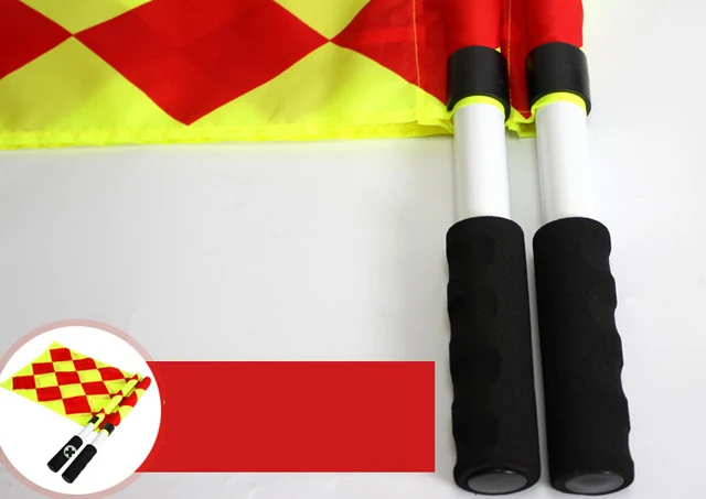 Soccer Referee Flag With Bag The Soccer Referee Patrol Flag Sports ...