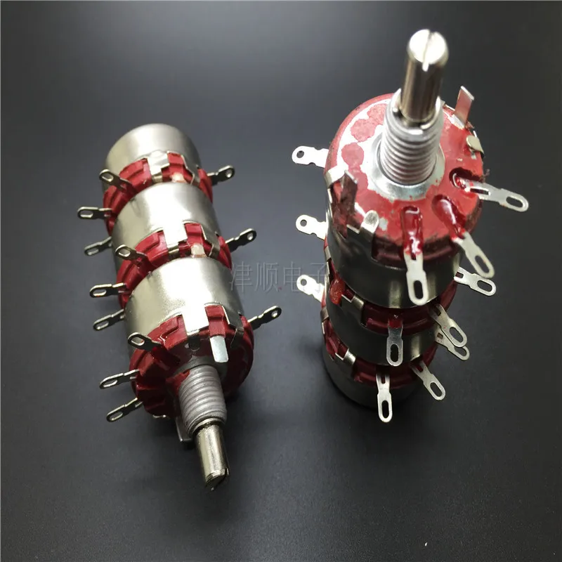 WH118 2W470K Three Ring Carbon Film Potentiometer - 20MM Handle