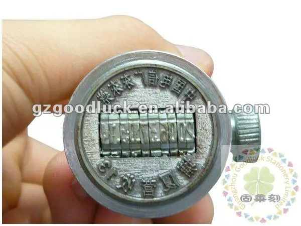 Famous Long Handled Post Seal/efficient Metal Mail Date Stamp - Buy ...