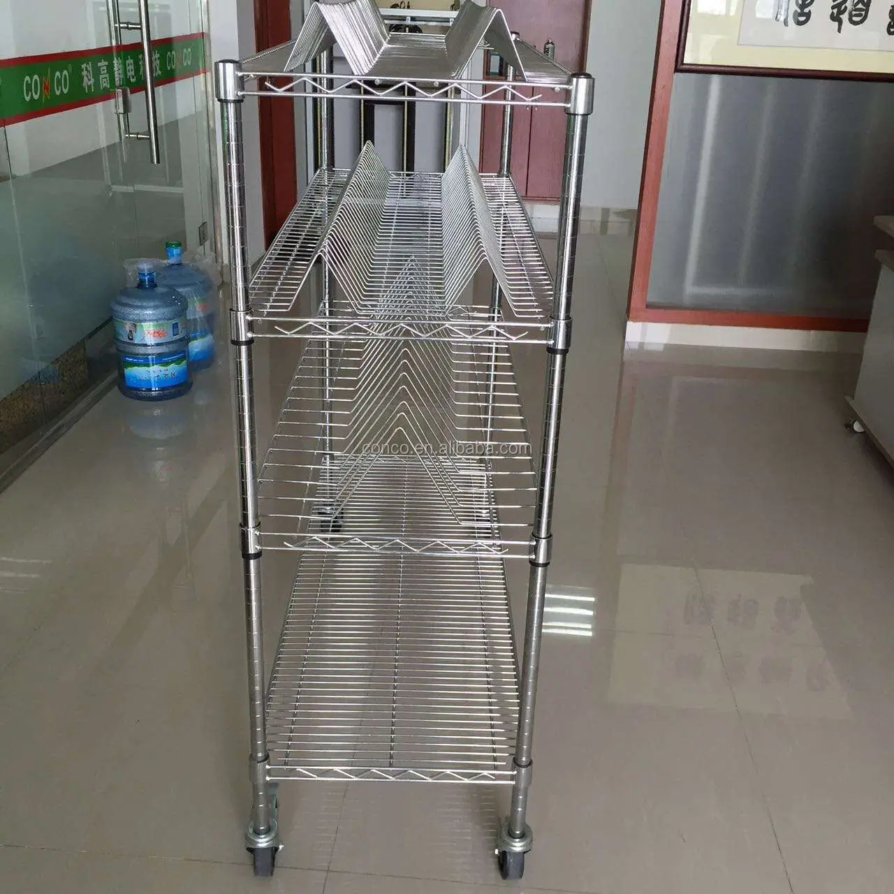 Industrial Steel Storage Cart with ESD Protection - COC-607
