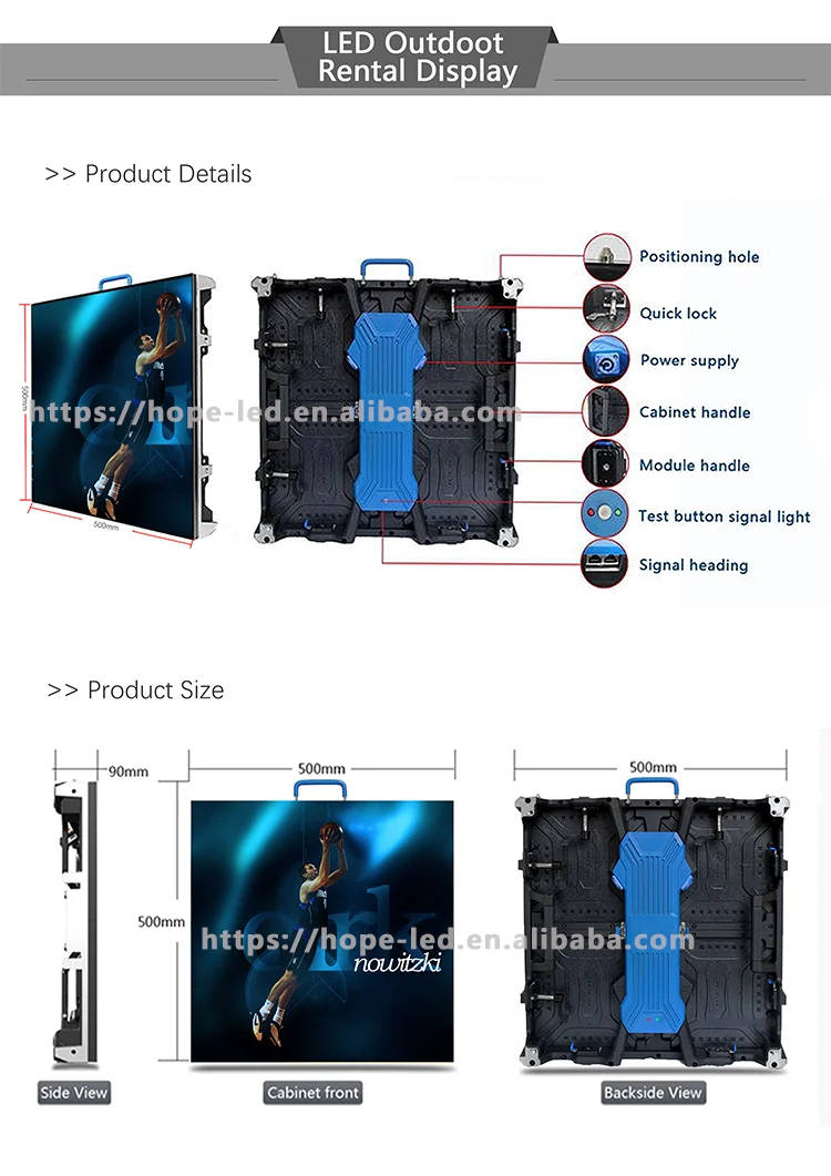 Factory Refresh 3480hz 1920hz Mbi5124 Mbi5153 Icnd2153 Led Screen ...