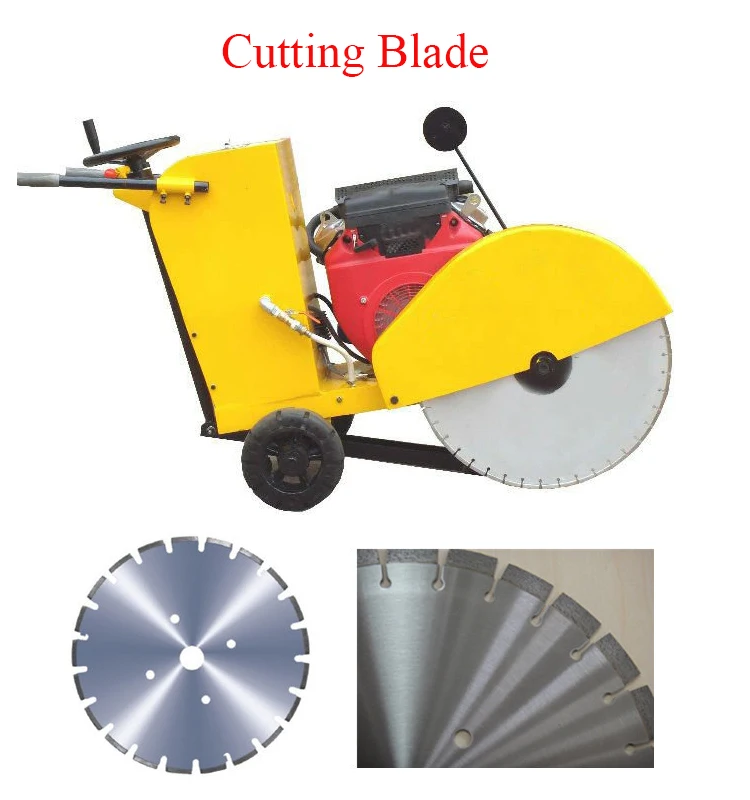 Road Construction Concrete Slab Cutting Machine With Vertical Blade ...